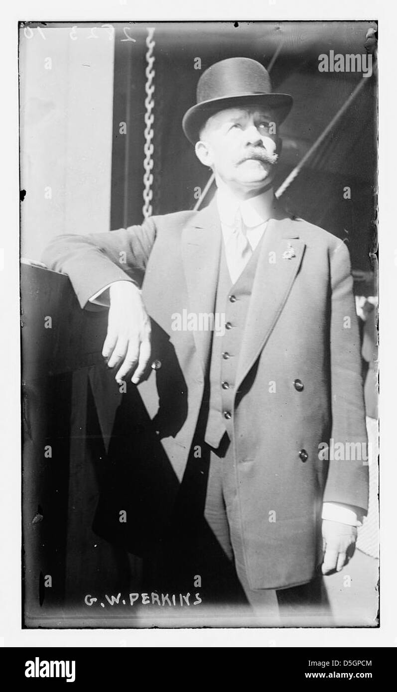 George W. Perkins, a prominent figure in the American insurance ...