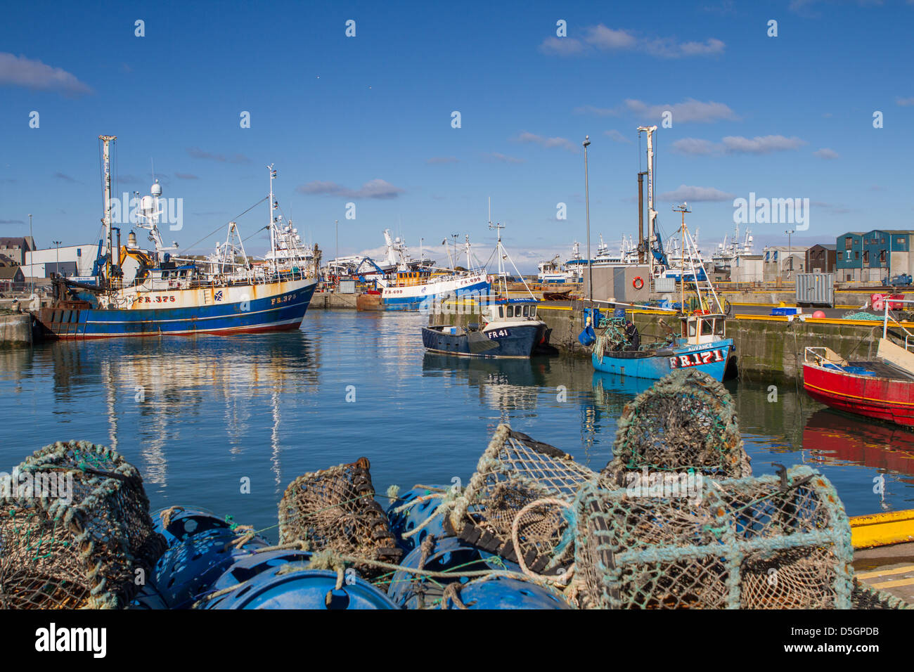 Fraserburgh Harbour, Aberdeenshire, Scotland Stock Photo - Alamy