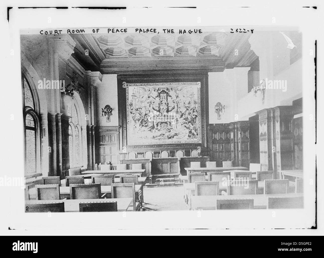 Inside palace justice court Black and White Stock Photos & Images - Alamy