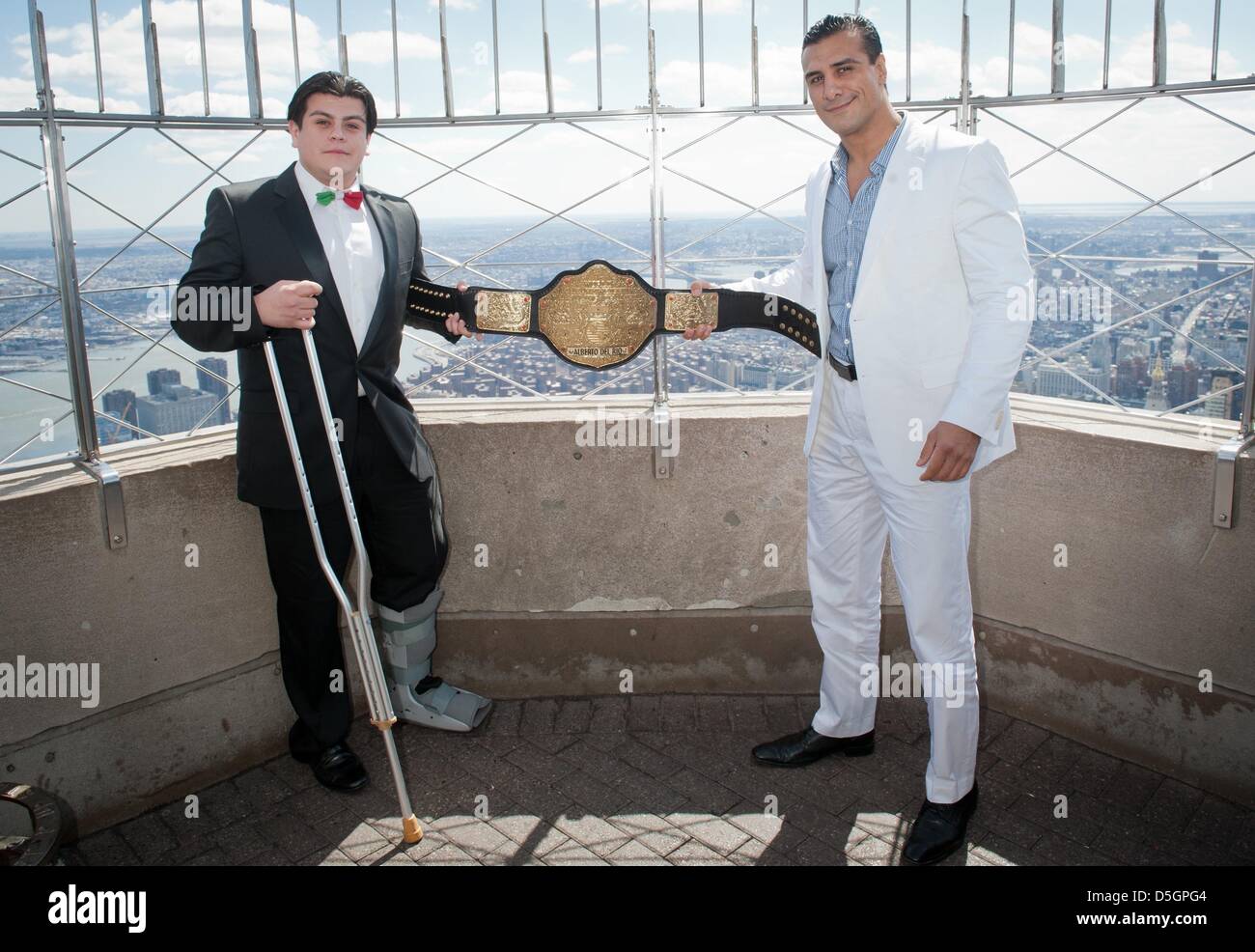 New York, USA. 2nd April 2013. ALBERTO DEL RIO, reigning WWE World ...