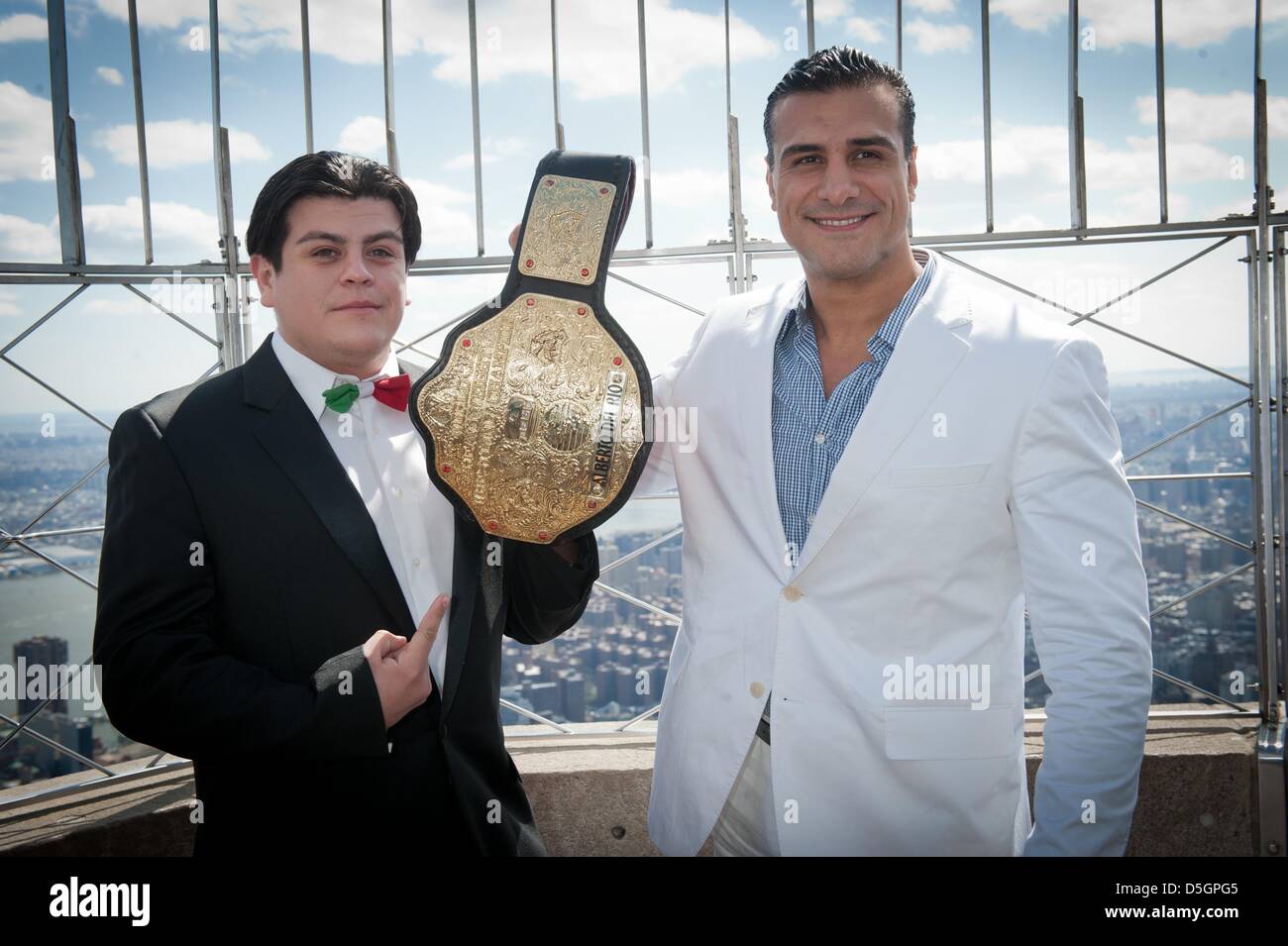 New York, USA. 2nd April 2013. ALBERTO DEL RIO, reigning WWE World ...
