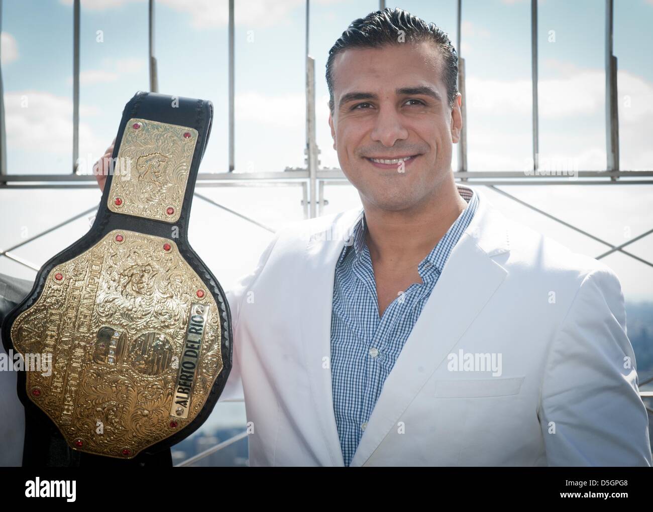 New York, USA. 2nd April 2013. ALBERTO DEL RIO, reigning WWE World ...