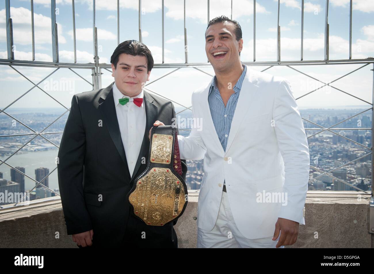 New York, USA. 2nd April 2013. ALBERTO DEL RIO, reigning WWE World ...