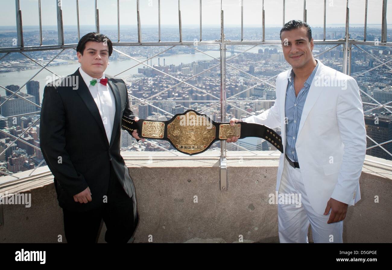 New York, USA. 2nd April 2013. ALBERTO DEL RIO, reigning WWE World ...