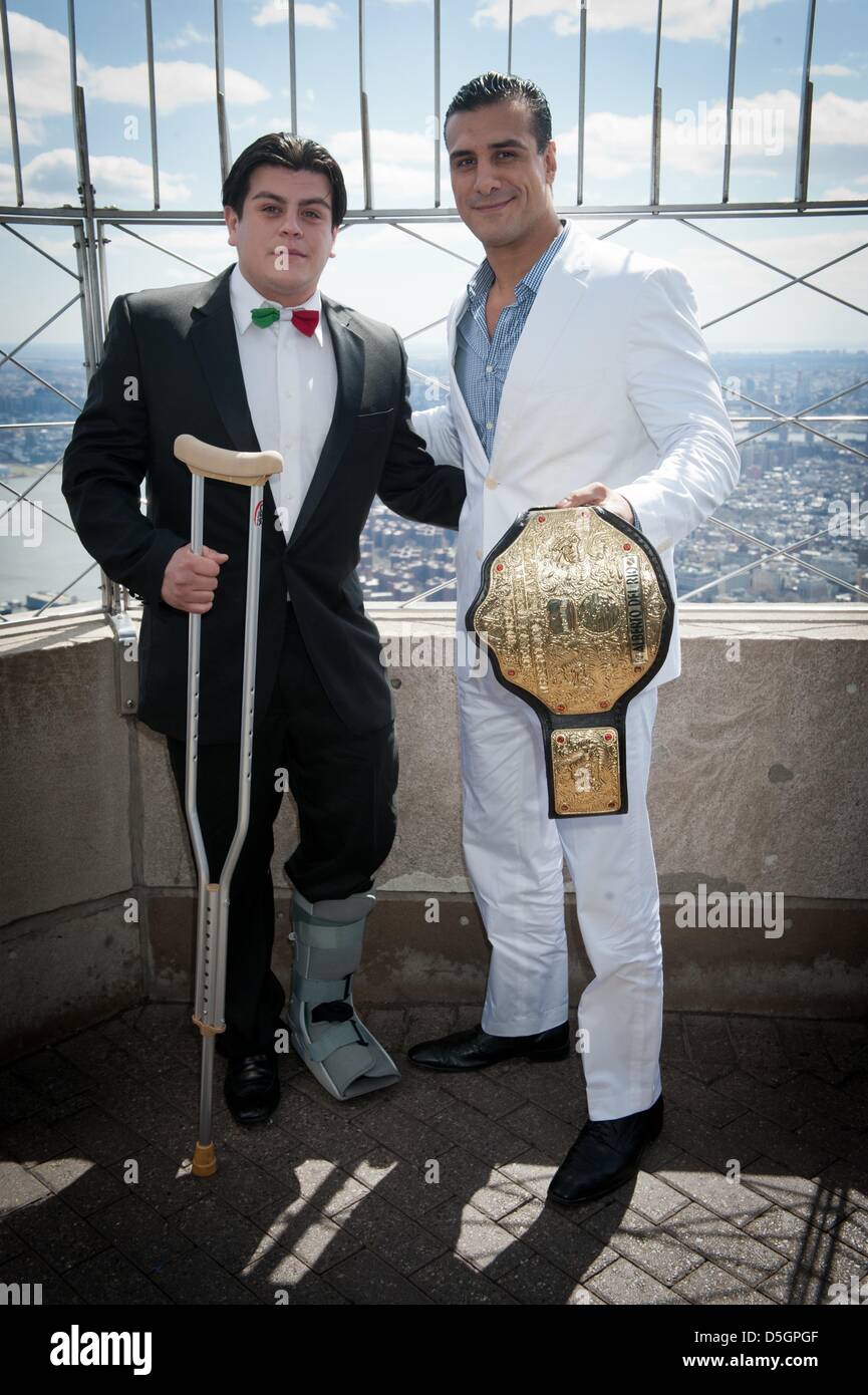 New York, USA. 2nd April 2013. ALBERTO DEL RIO, reigning WWE World ...
