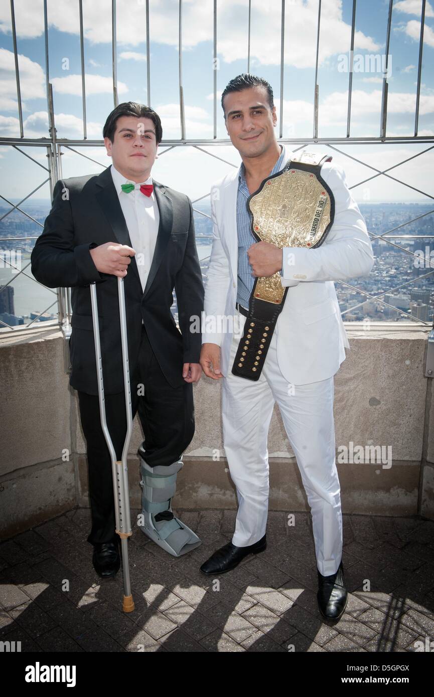 New York, USA. 2nd April 2013. ALBERTO DEL RIO, reigning WWE World ...
