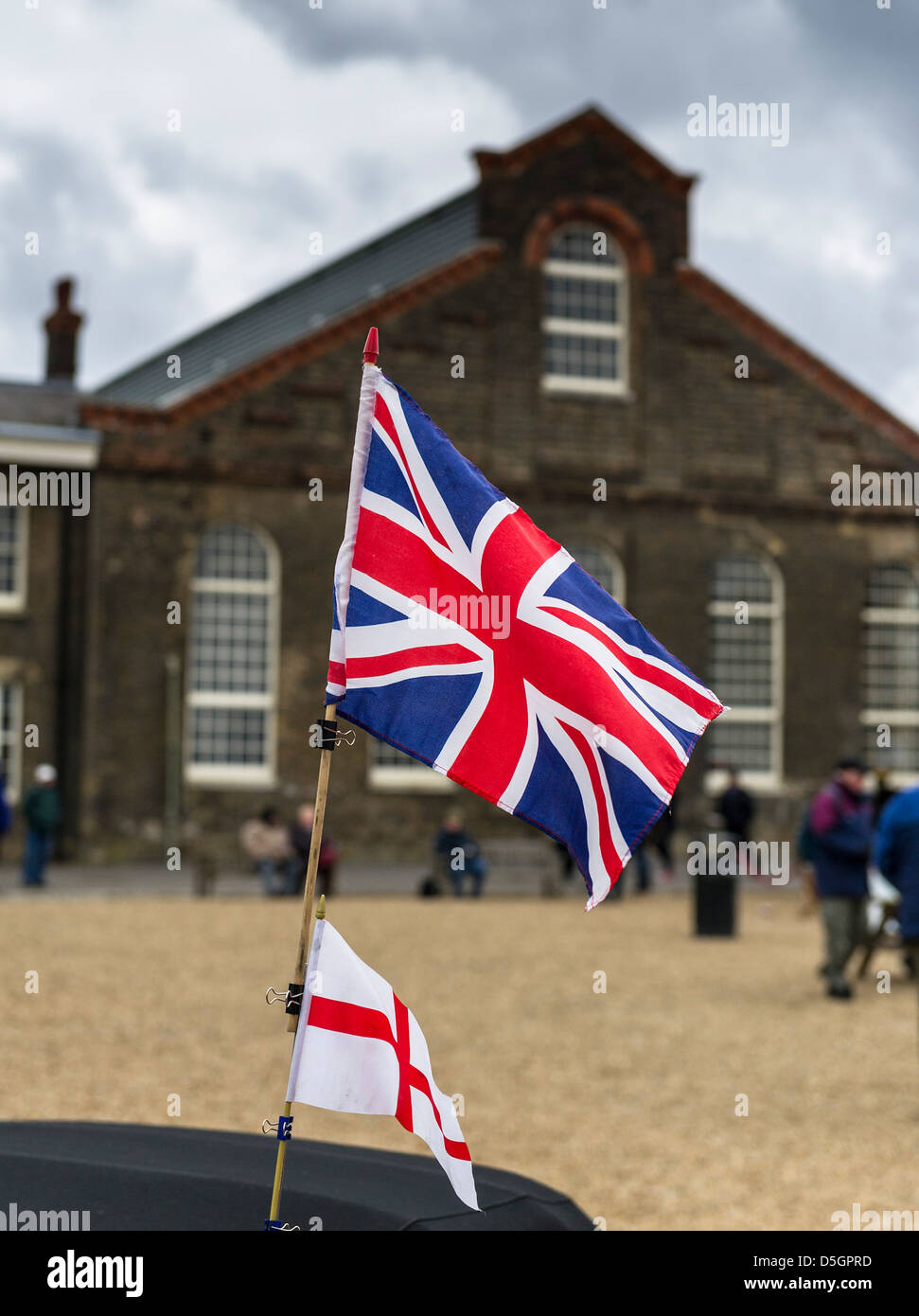 Two small flags Stock Photo - Alamy