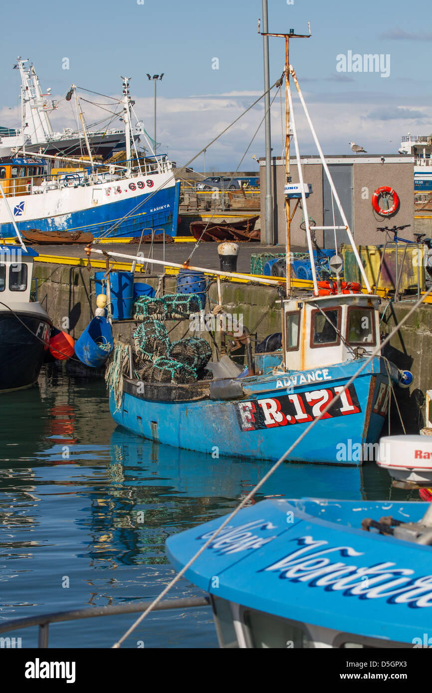 Fraserburgh Harbour, Aberdeenshire, Scotland Stock Photo - Alamy