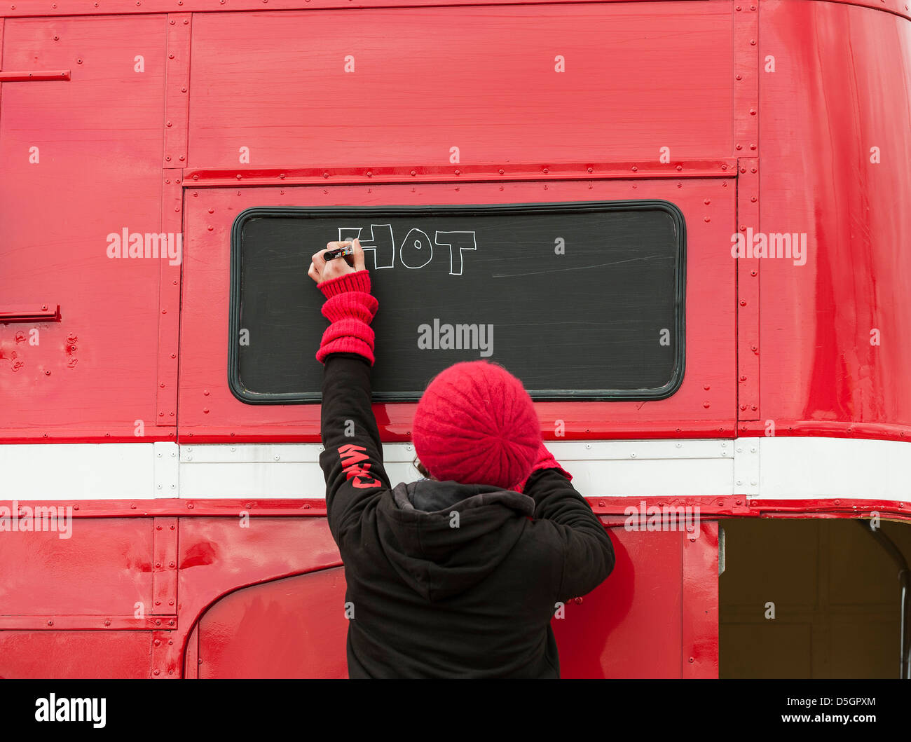 Bus writing hi-res stock photography and images - Alamy