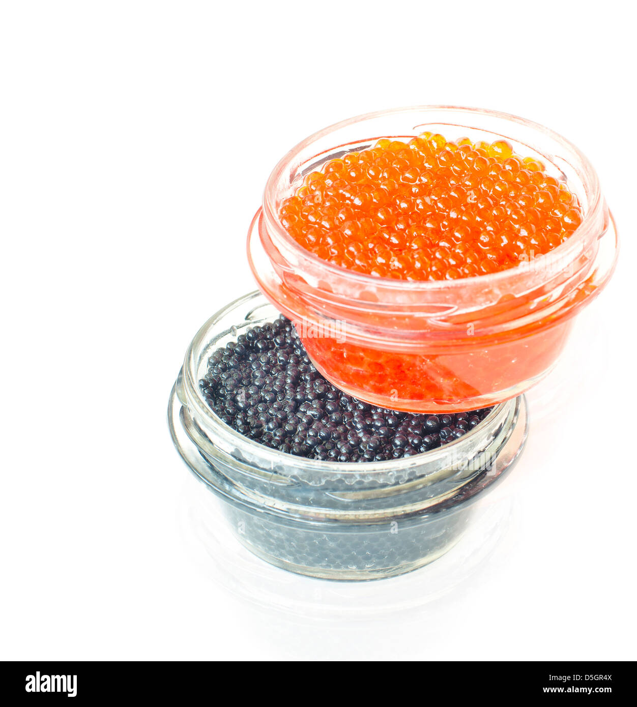 red and black caviar Stock Photo - Alamy