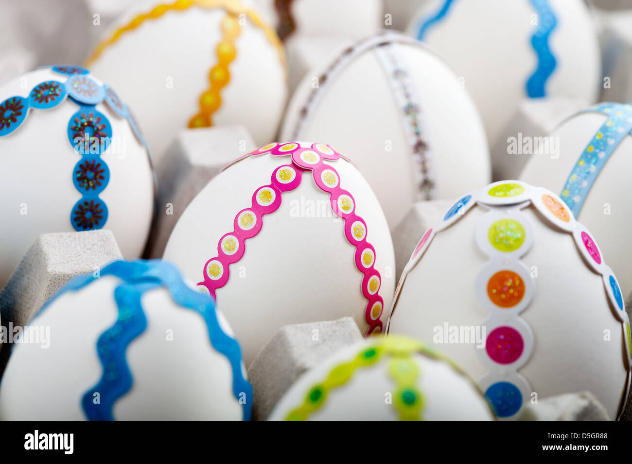 Easter egg stickers hi-res stock photography and images - Alamy