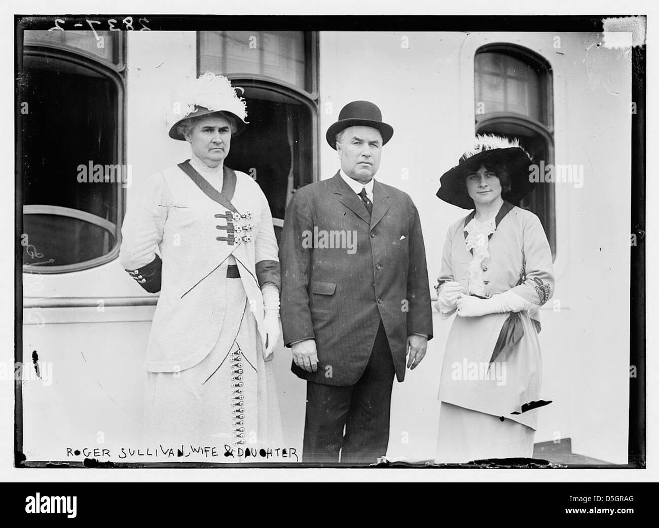 This photograph shows Roger Sullivan, a political figure in Cook County ...