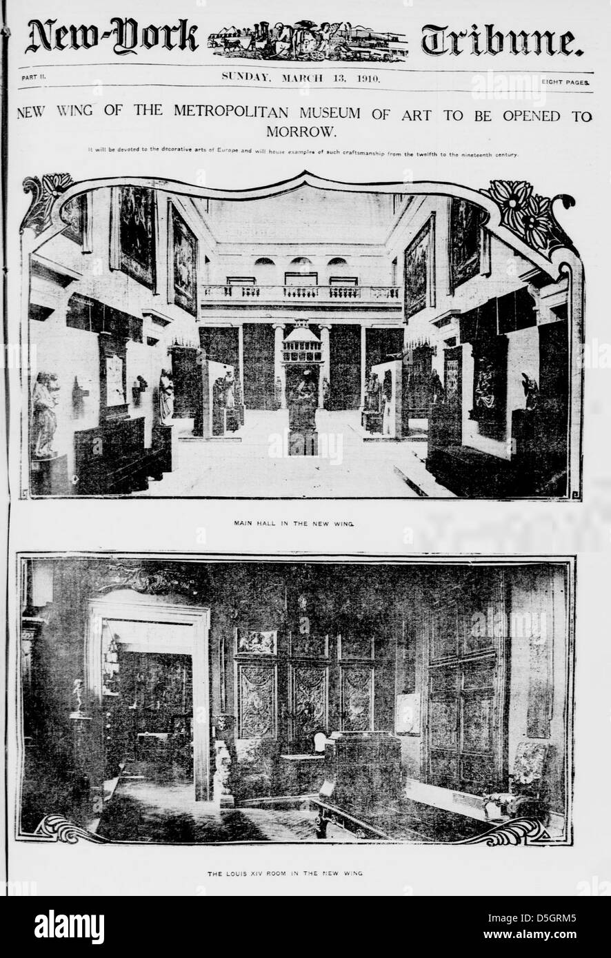 American wing metropolitan museum of art hi-res stock photography and ...