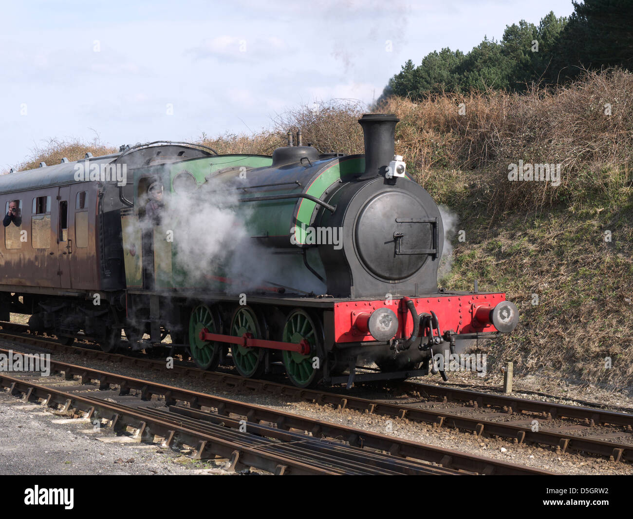 Saddletank steam locomotive hi-res stock photography and images - Alamy