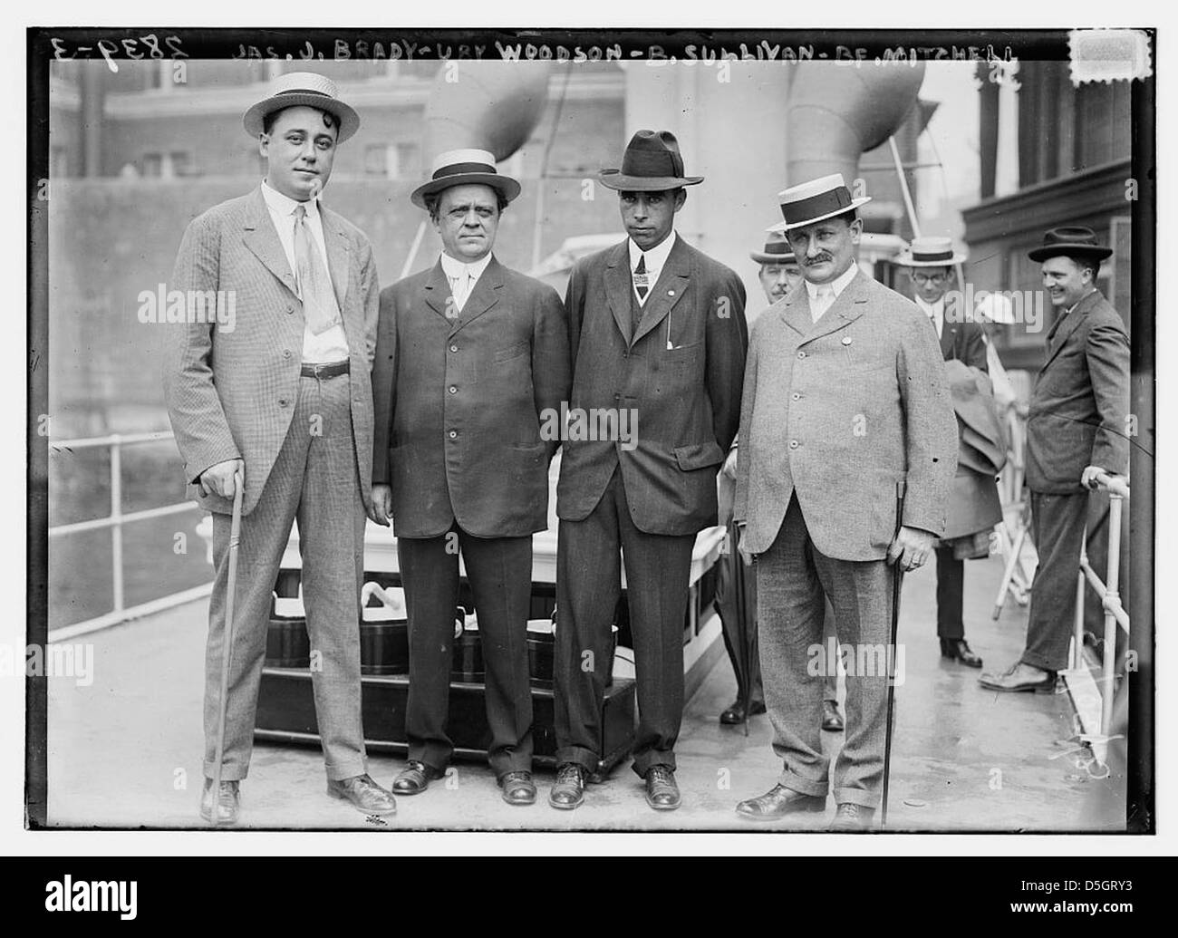 Jas. J. Brady, Ury Woodson, B. Sullivan, B.E. Mitchell (LOC Stock Photo ...