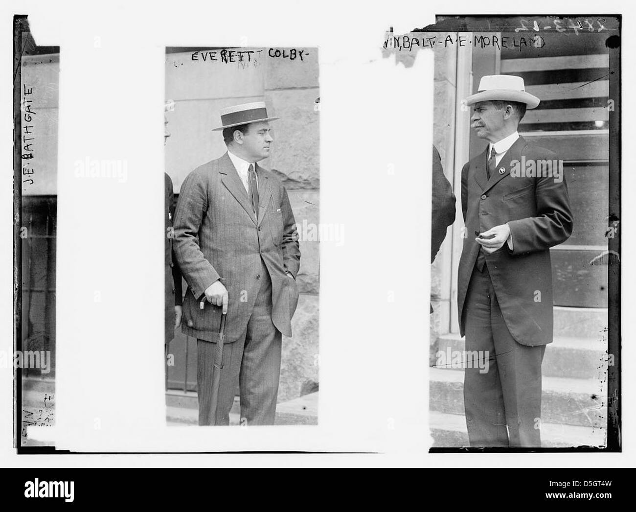 A formal portrait of Everett Colby, Col. Baldwin, A.E. Moreland, and J ...