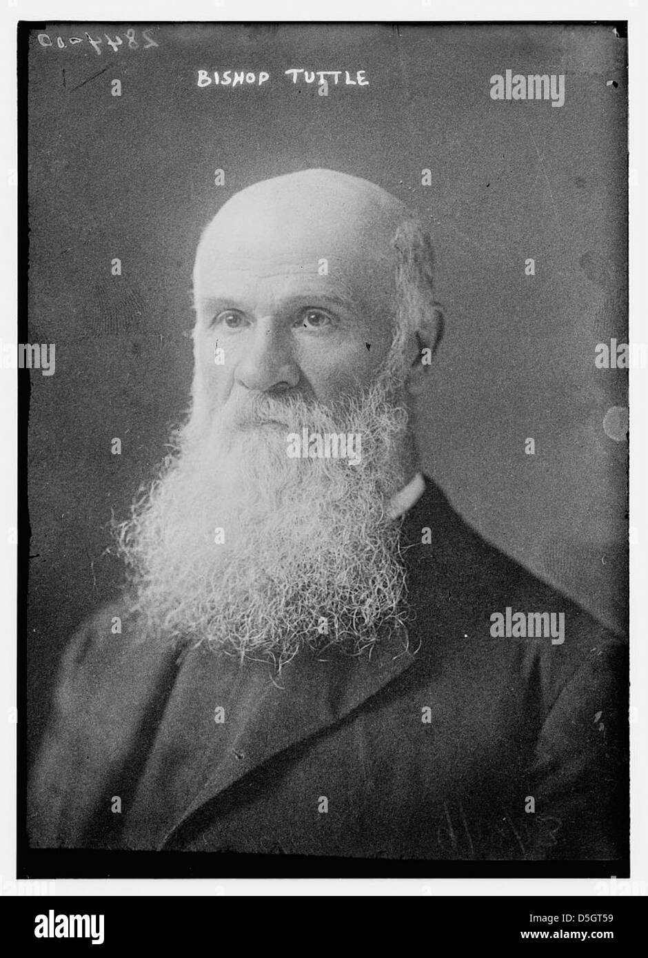 A portrait of Bishop Tuttle, known for his leadership in the Episcopal ...