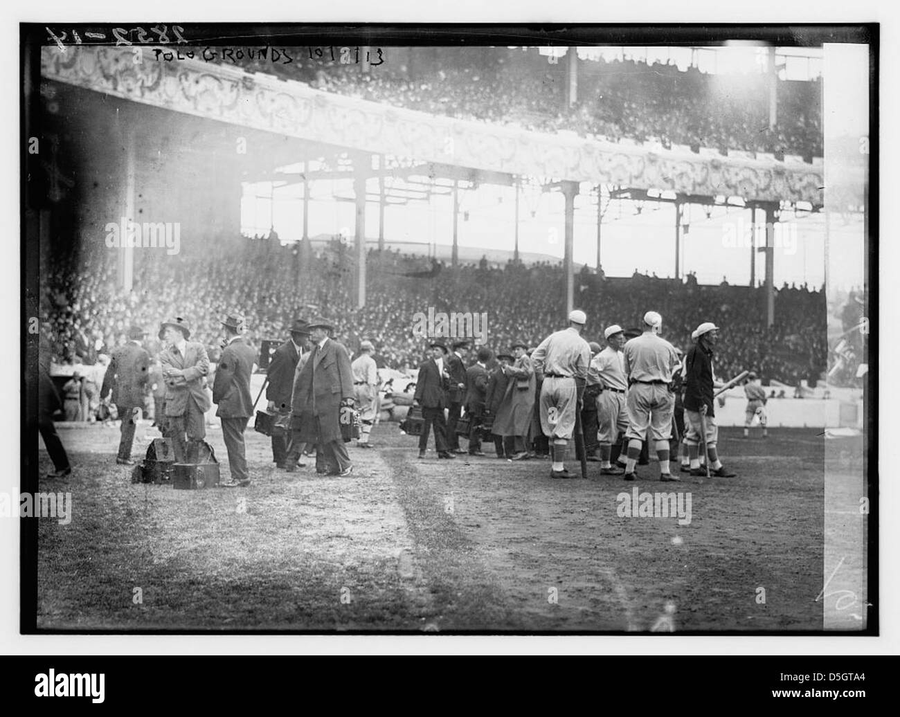This photograph from October 7, 1913, captures a historic scene at the ...