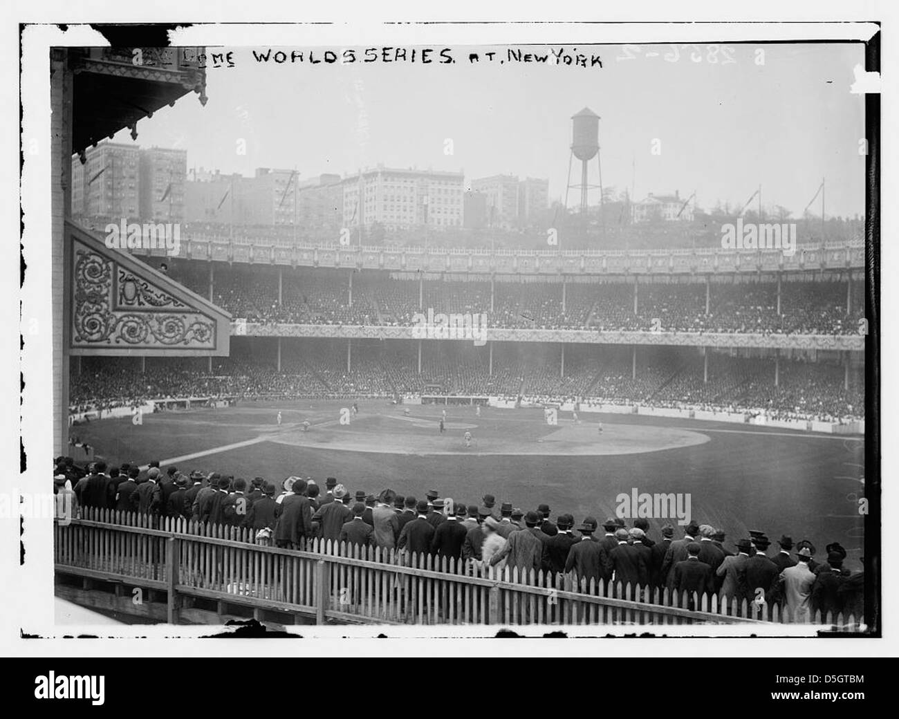 The third game of the 1913 World Series at the Polo Grounds in New York ...