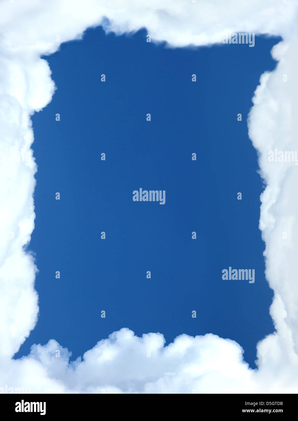 real clouds frame Stock Photo - Alamy