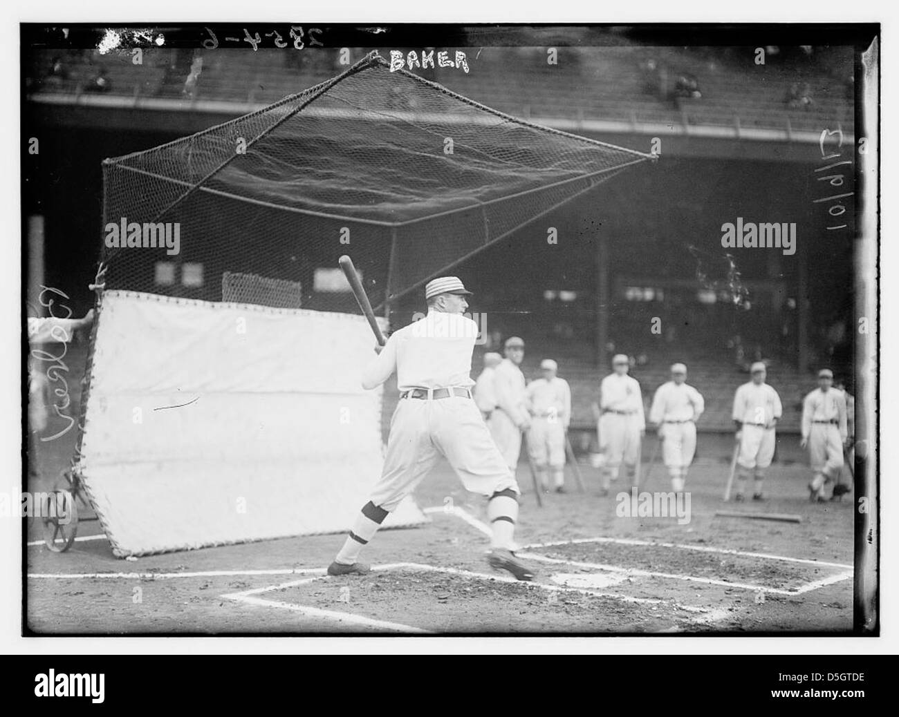 Frank 'Home Run' Baker, a key player for the Philadelphia Athletics, is ...