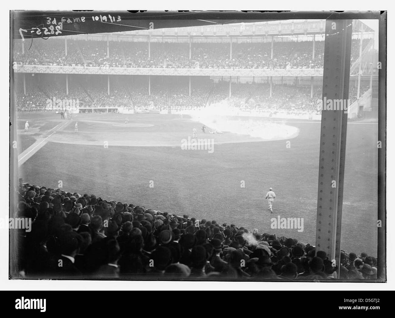 This image from the 1913 World Series, taken during the third game at ...
