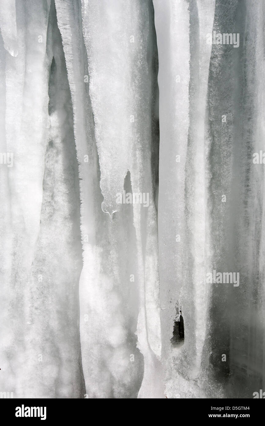 Ice formation on a rock in Norway, Europa Stock Photo - Alamy