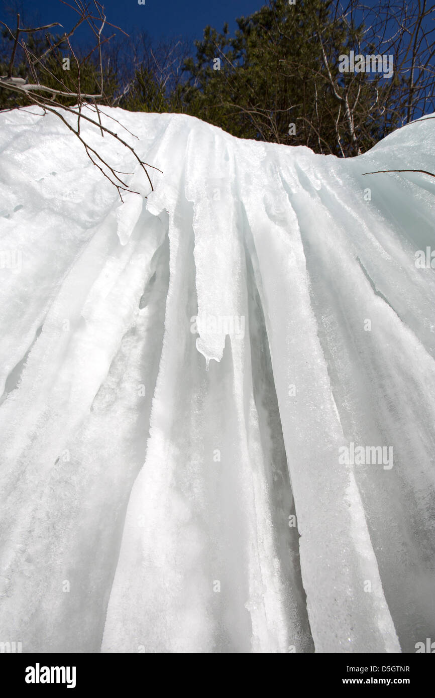 Ice formation on a rock in Norway, Europa Stock Photo - Alamy