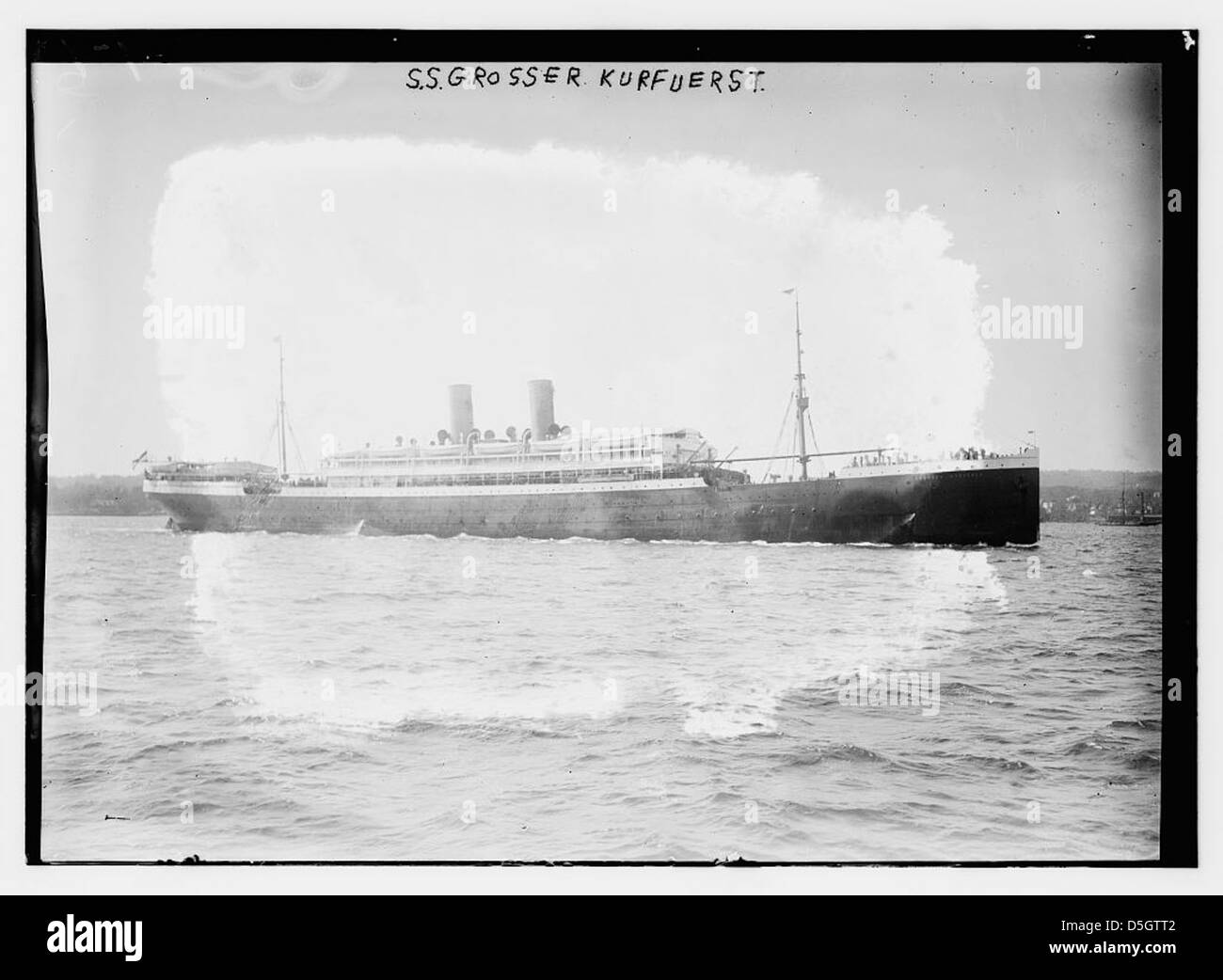 The S.S. Grosser Kurfuerst was an ocean liner operated by North German ...