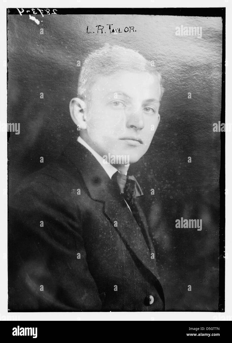 A portrait of Leon Rutherford Taylor, a historical figure captured by ...