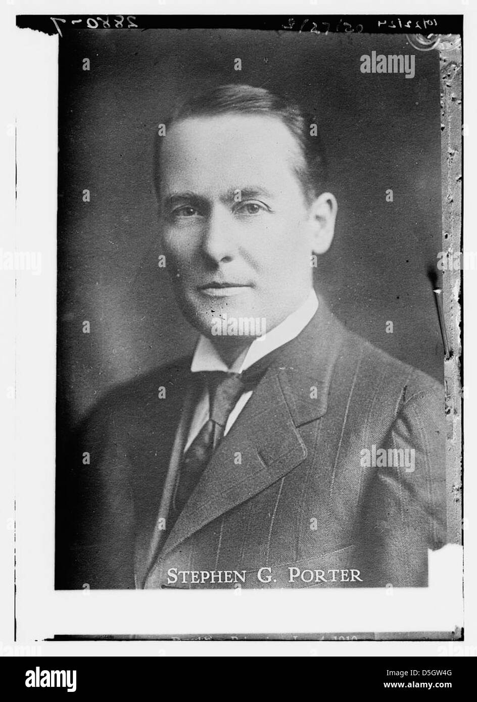A portrait of Stephen G. Porter, an influential figure in American ...