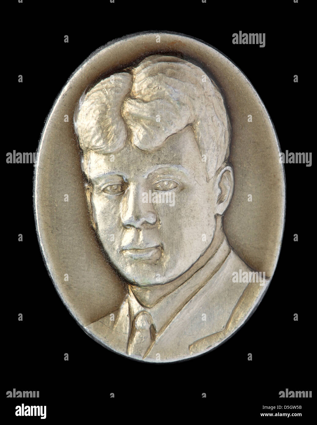 Russian poet Sergei Yesenin pin badge, 1980s Stock Photo - Alamy