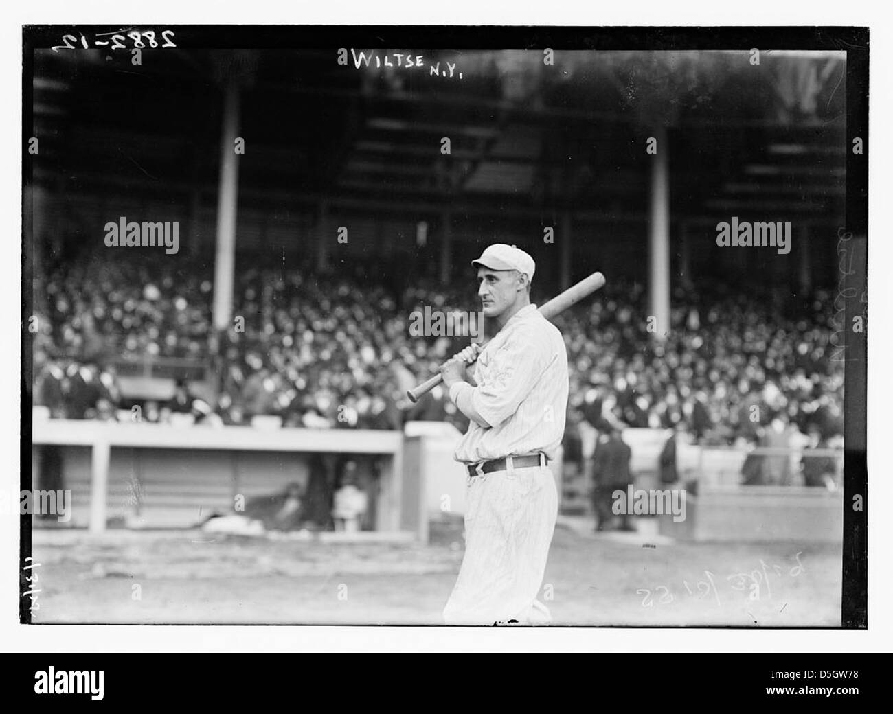 A photograph of George 'Hooks' Wiltse, a pitcher for the New York ...