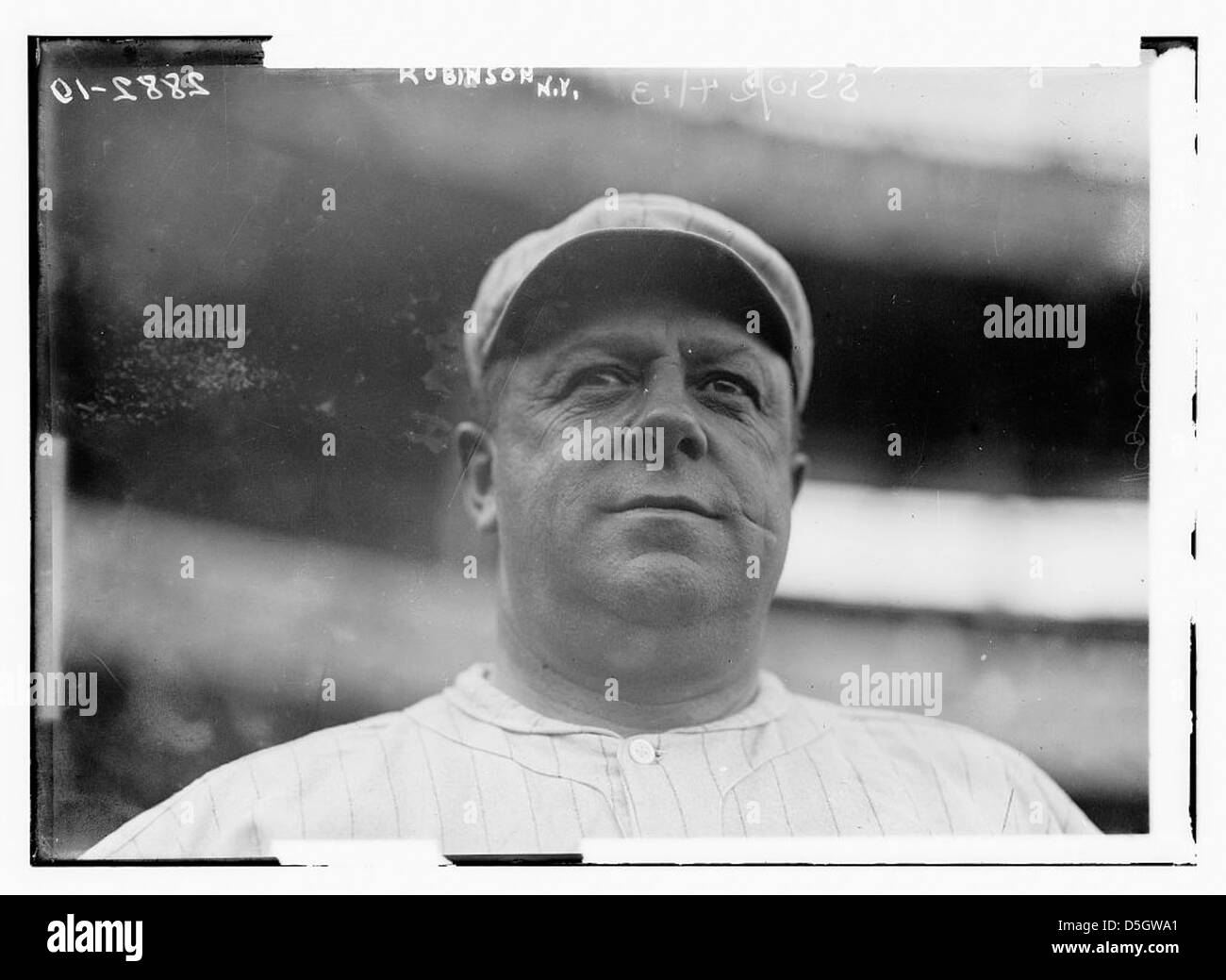 Wilbert 'Uncle Robbie' Robinson, the coach of the New York Giants in ...