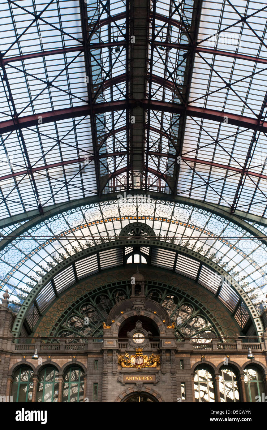 Antwerpen, central train station, Belgium Europe Stock Photo - Alamy