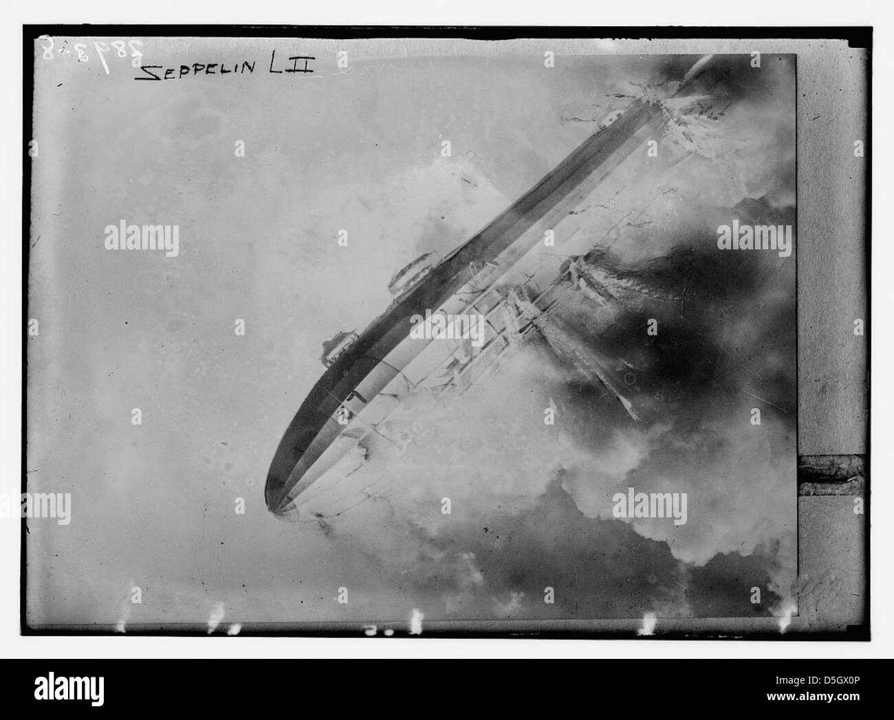 This image shows the Zeppelin L II, a lighter-than-air aircraft, also ...