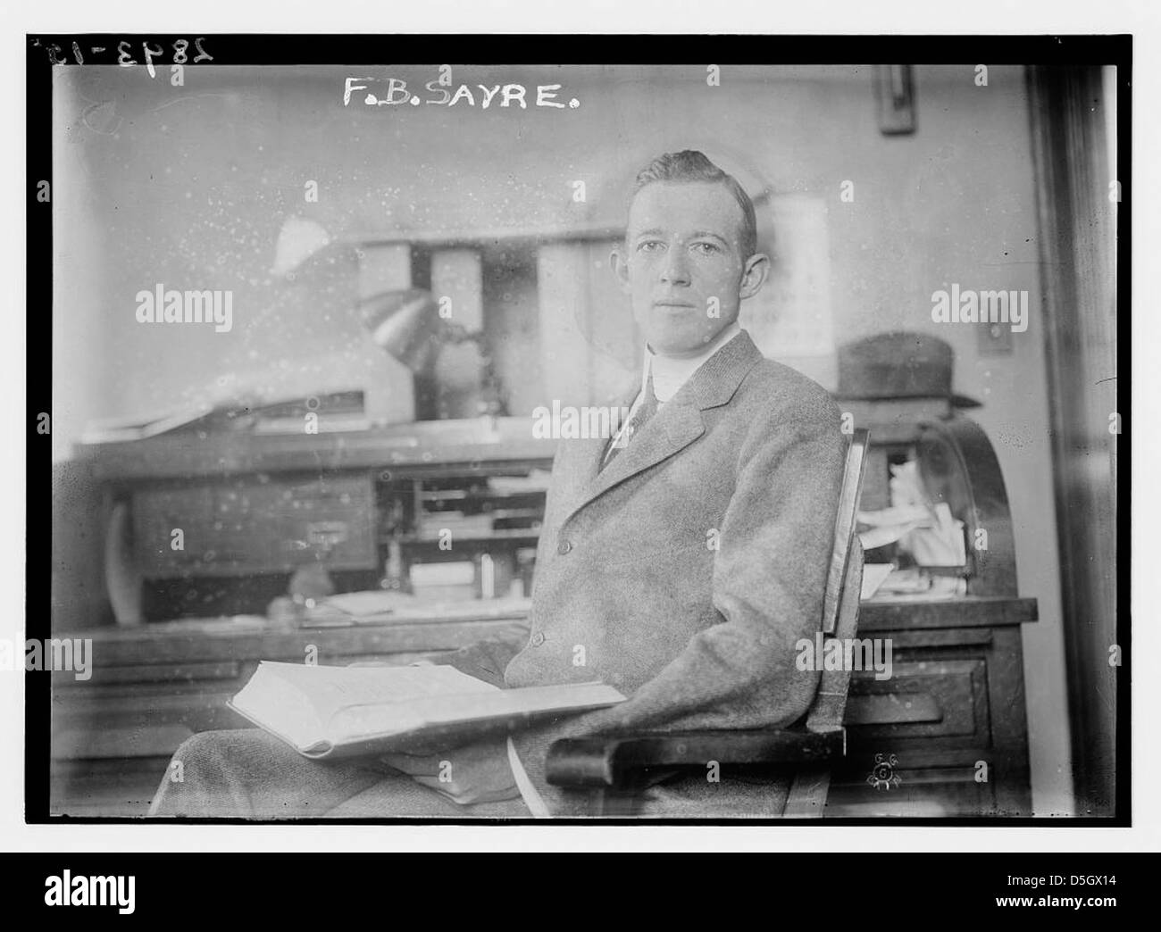 A portrait of F.B. Sayre, also known as Francis Bowes Sayre, captured ...