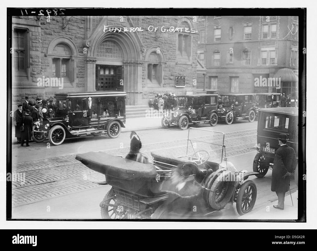 The funeral of Charles Gilbert Gates, held at Madison Avenue Methodist ...