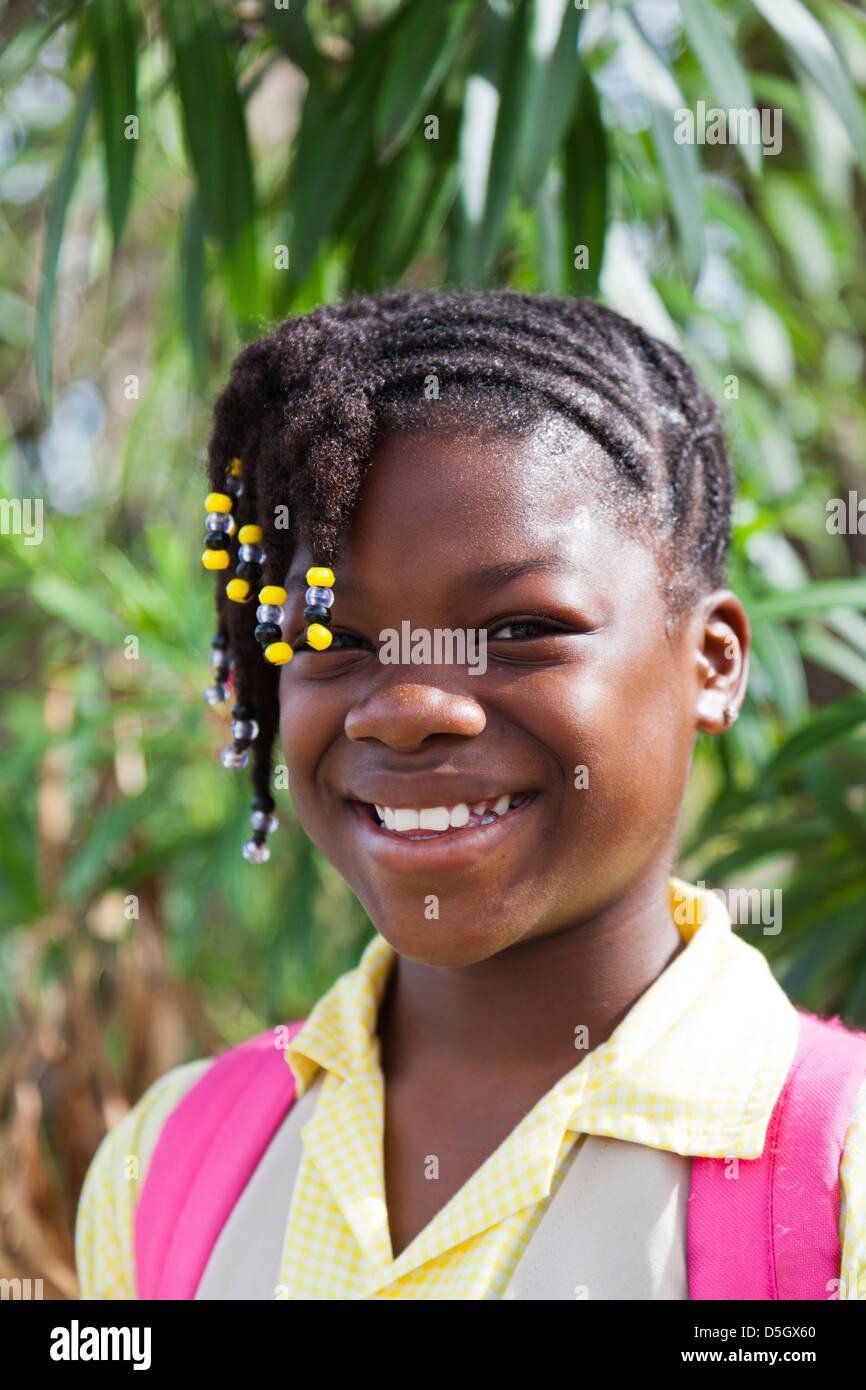 Dominica, Wesley, schoolgirl Stock Photo - Alamy