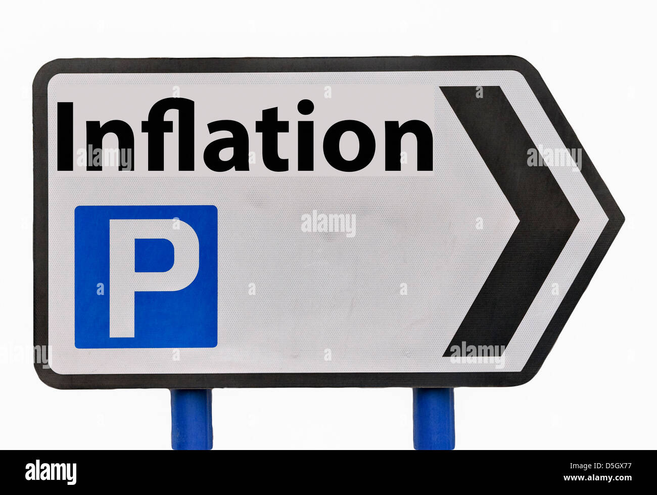 Inflation road sign hi-res stock photography and images - Alamy