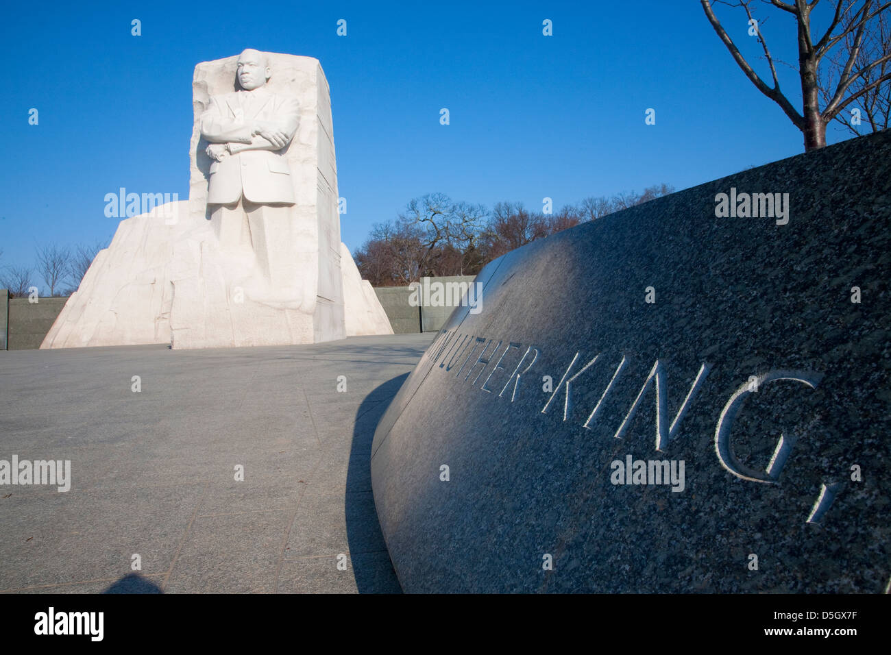The Martin Luther King Jr. Memorial, a monument to civil rights leader ...