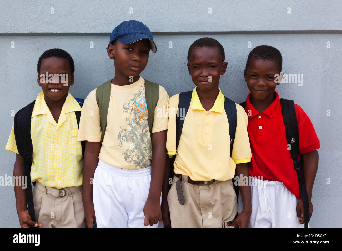 Dominica, Wesley, schoolchildren Stock Photo - Alamy