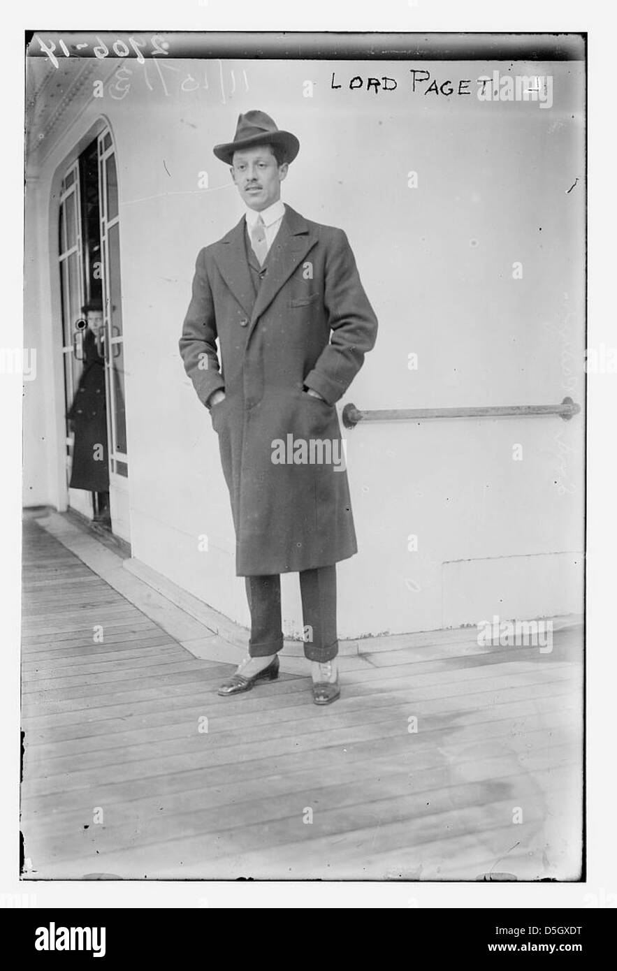 A portrait of Lord Paget, captured in a photograph by the Library of ...