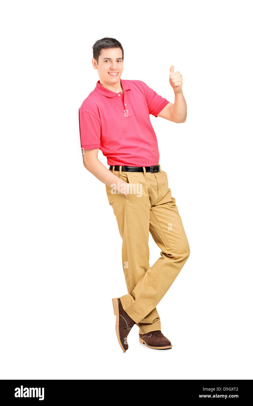 Man Standing Up Smiling