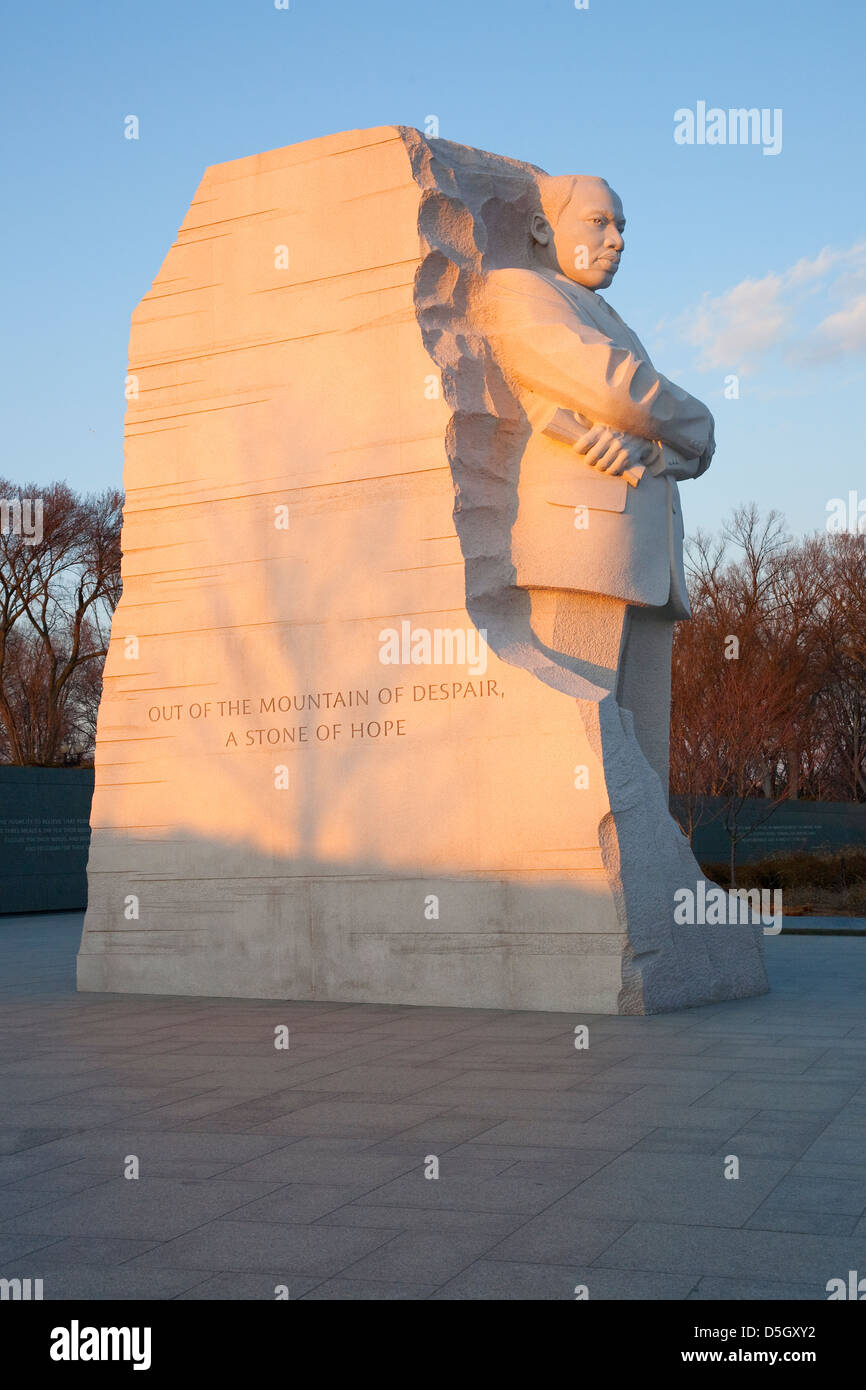 The Martin Luther King Jr. Memorial, a monument to civil rights leader ...