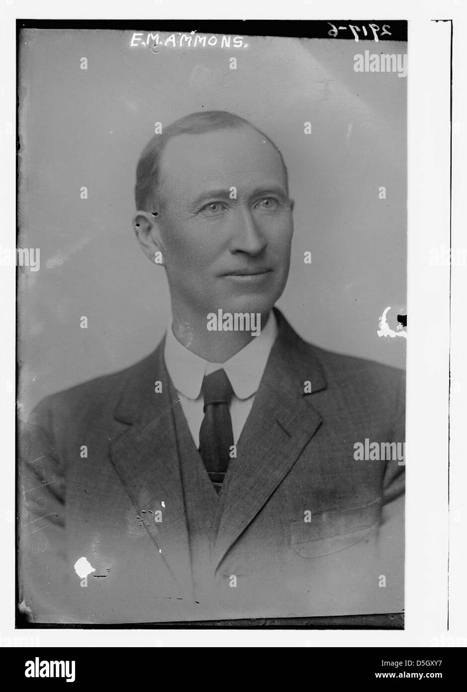 This portrait features E.M. Ammons, the Governor of Colorado ...