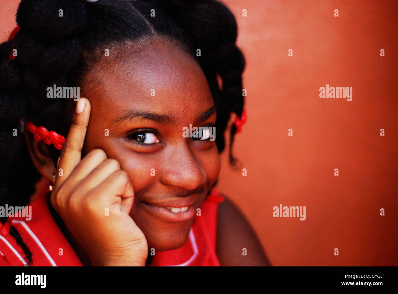 Grenada island st georges girl hi-res stock photography and images - Alamy