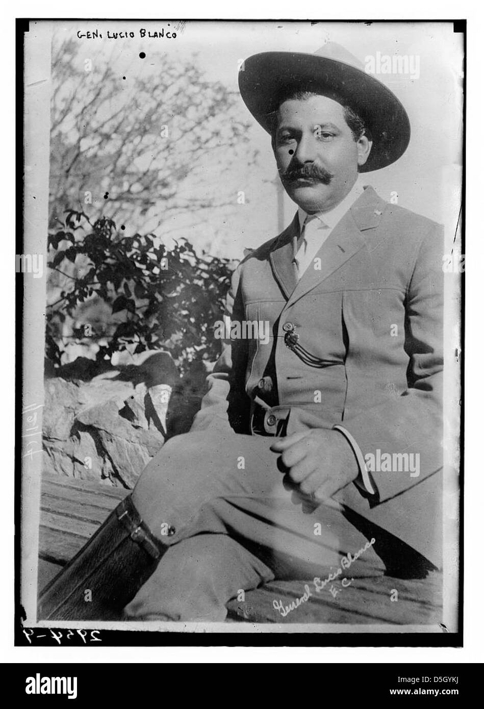 Portrait of General Lucio Blanco, a key figure in the Mexican ...