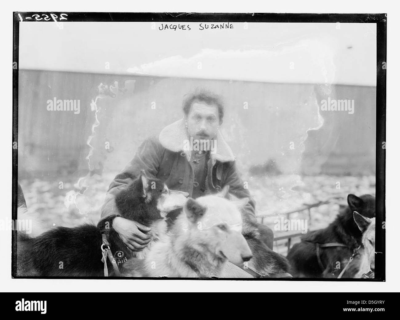 A historical portrait of Jacques Suzanne, captured in an early 20th ...