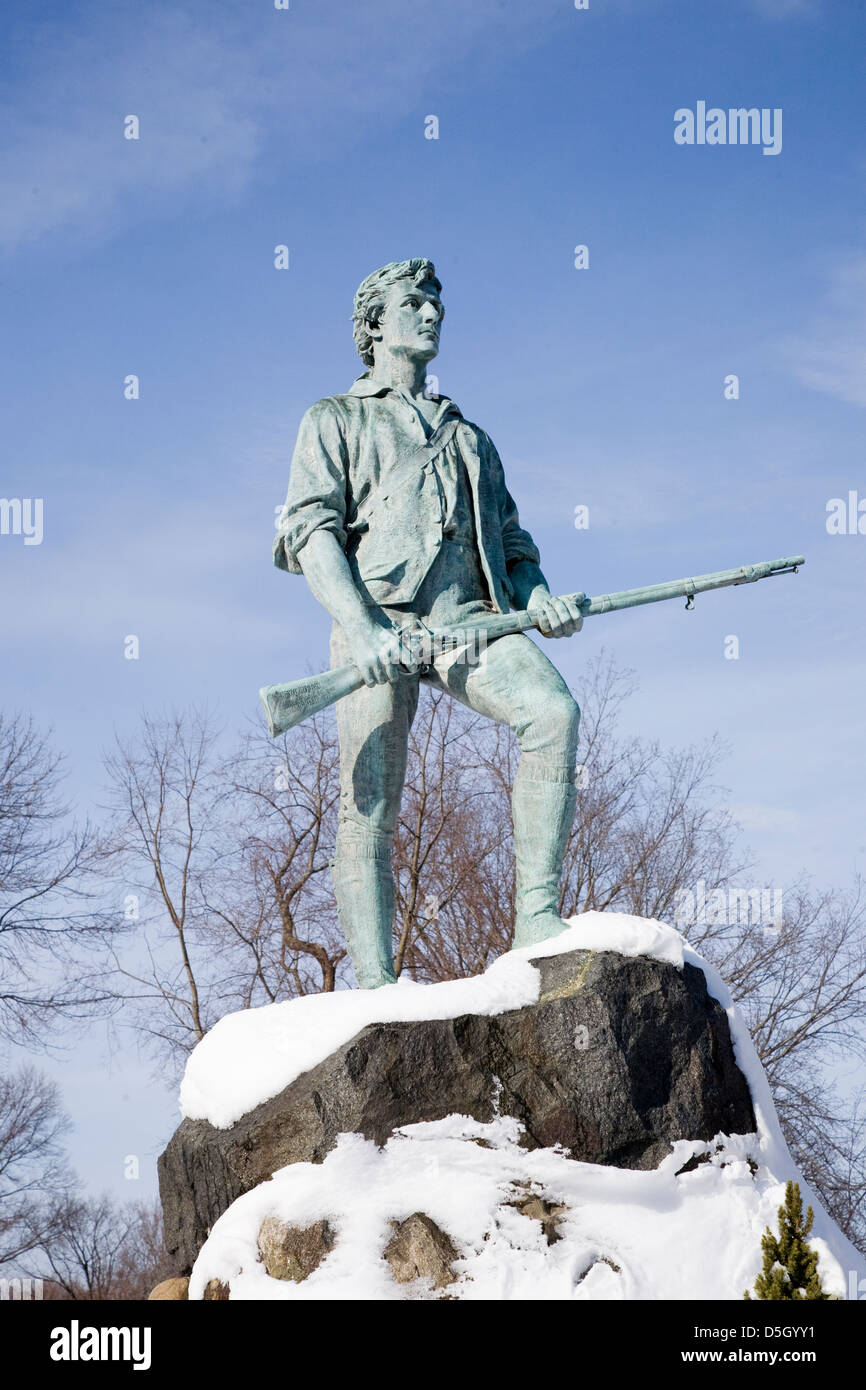 Minuteman statue hi-res stock photography and images - Alamy